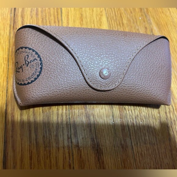 Ray-Ban | Accessories | Ray Ban Case Case Only Brown Vegan Leather Hide ...